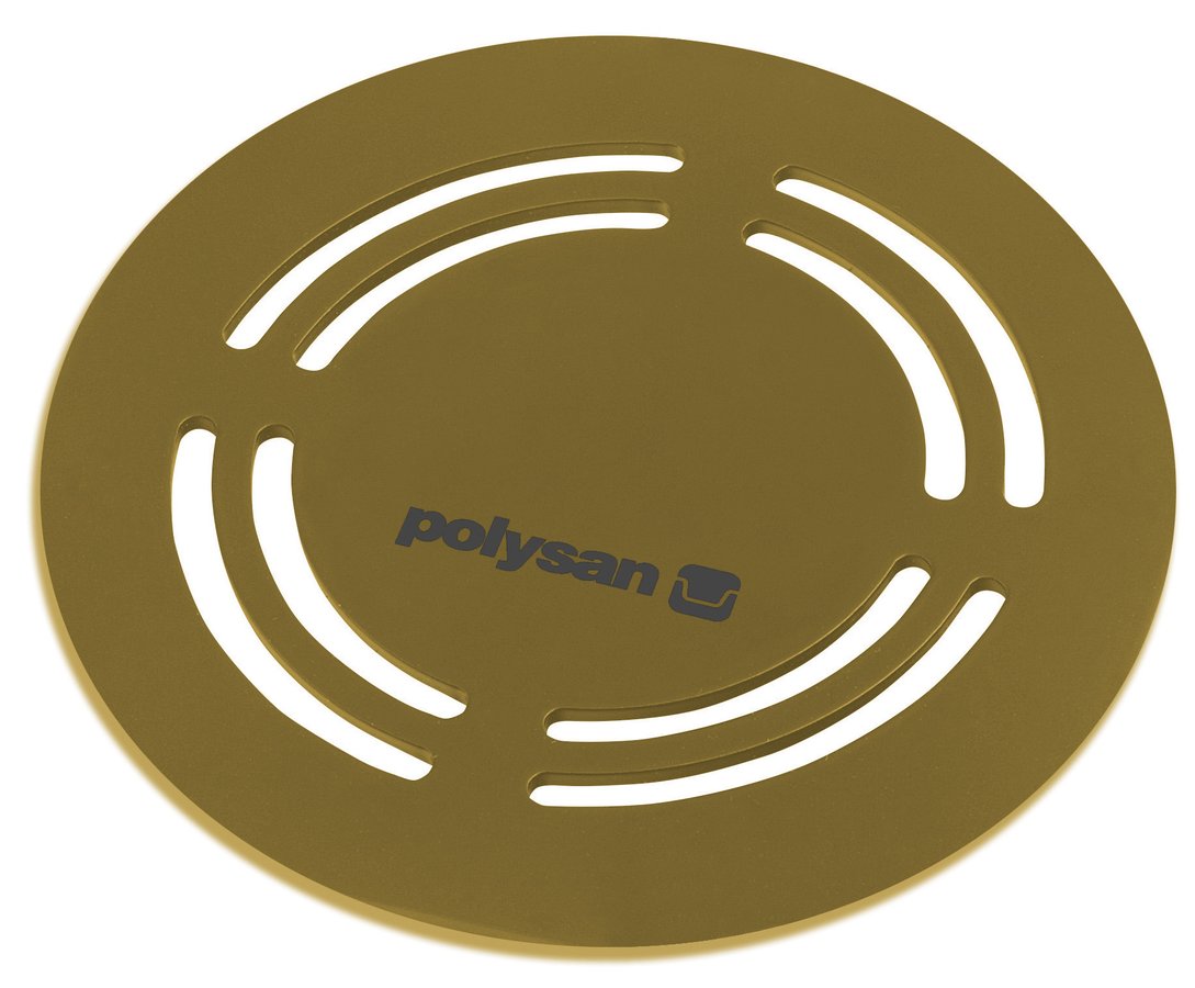 FLEXIA kruhová krytka sifonu, zlato mat | koupelny-radiatory.cz